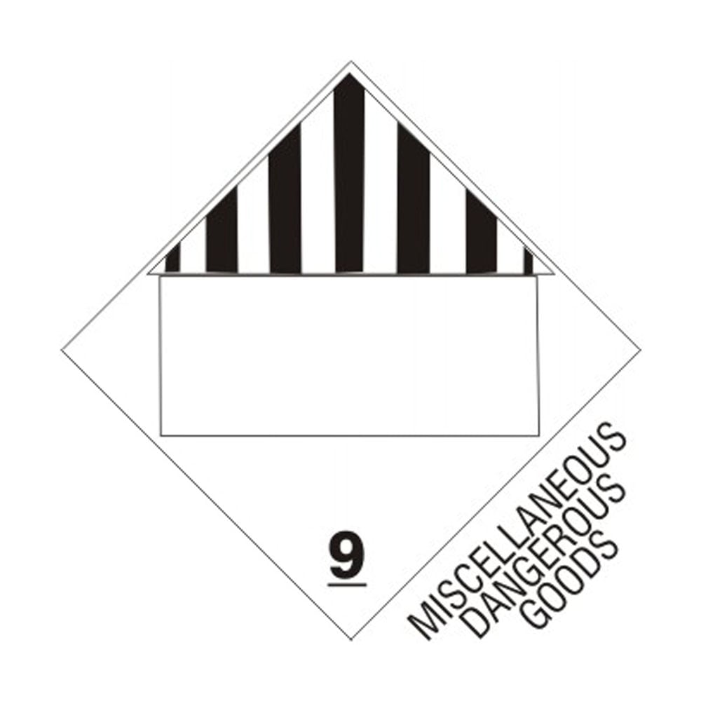 Misc. Dangerous Goods Class 9 Placard - Gorvex.com