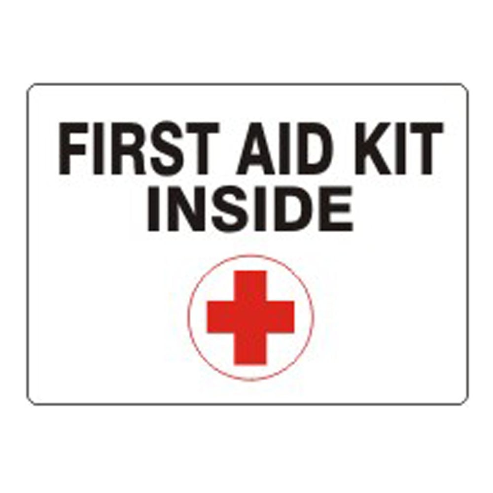 First Aid Kit Inside With Picto Sign - Gorvex.com